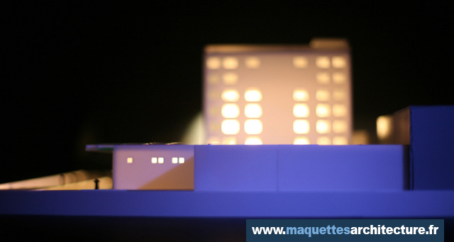 Maquette d'un centre de santé | Maquettes d'architecture