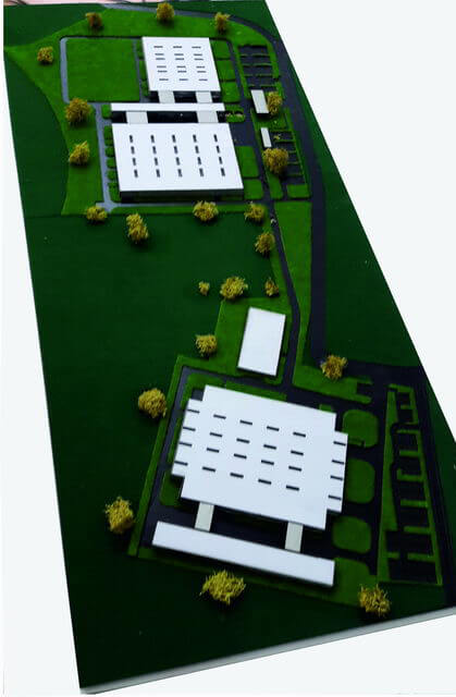 Maquette d'usine Bosch | Maquettes d'architecture