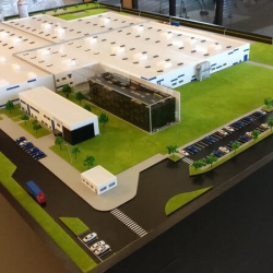 Maquette de l'usine Rossman | Maquettes d'architecture