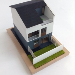 Maison démontable avec détails de meuble | Maquettes d'architecture
